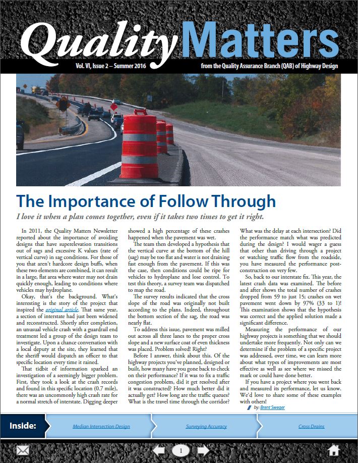 QM Newsletter Front Pages - All Documents
