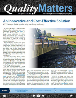 QM Newsletter Front Pages - All Documents